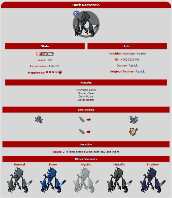 Happiness - Pokémon Vortex Wiki